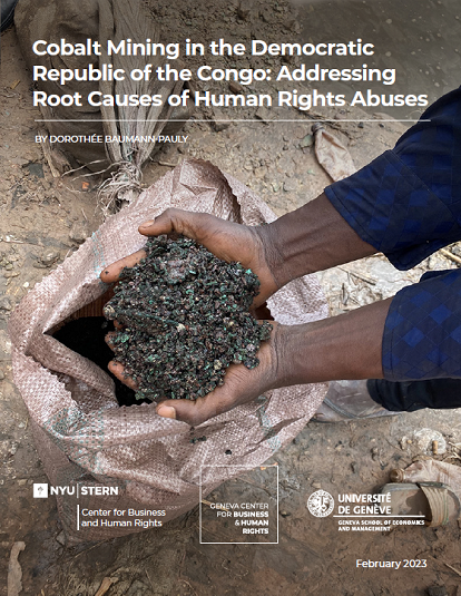 Insights / “Cobalt Mining in the Democratic Republic of the Congo ...