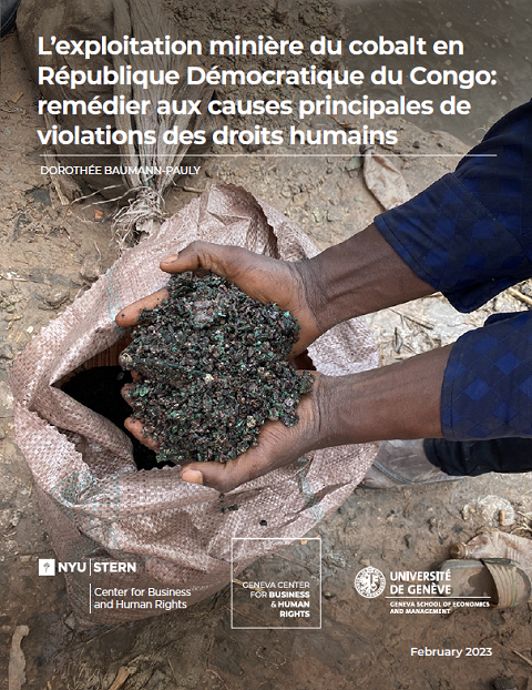 Insights / “Cobalt Mining in the Democratic Republic of the Congo ...